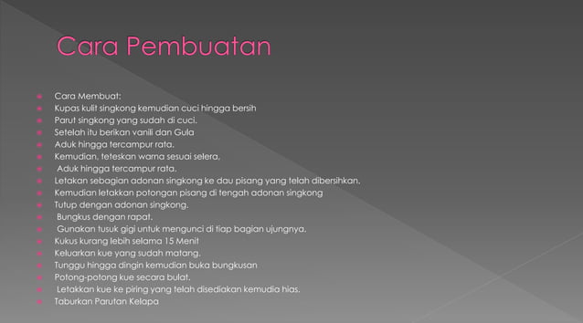 Cara membuat kue mata roda | PPT