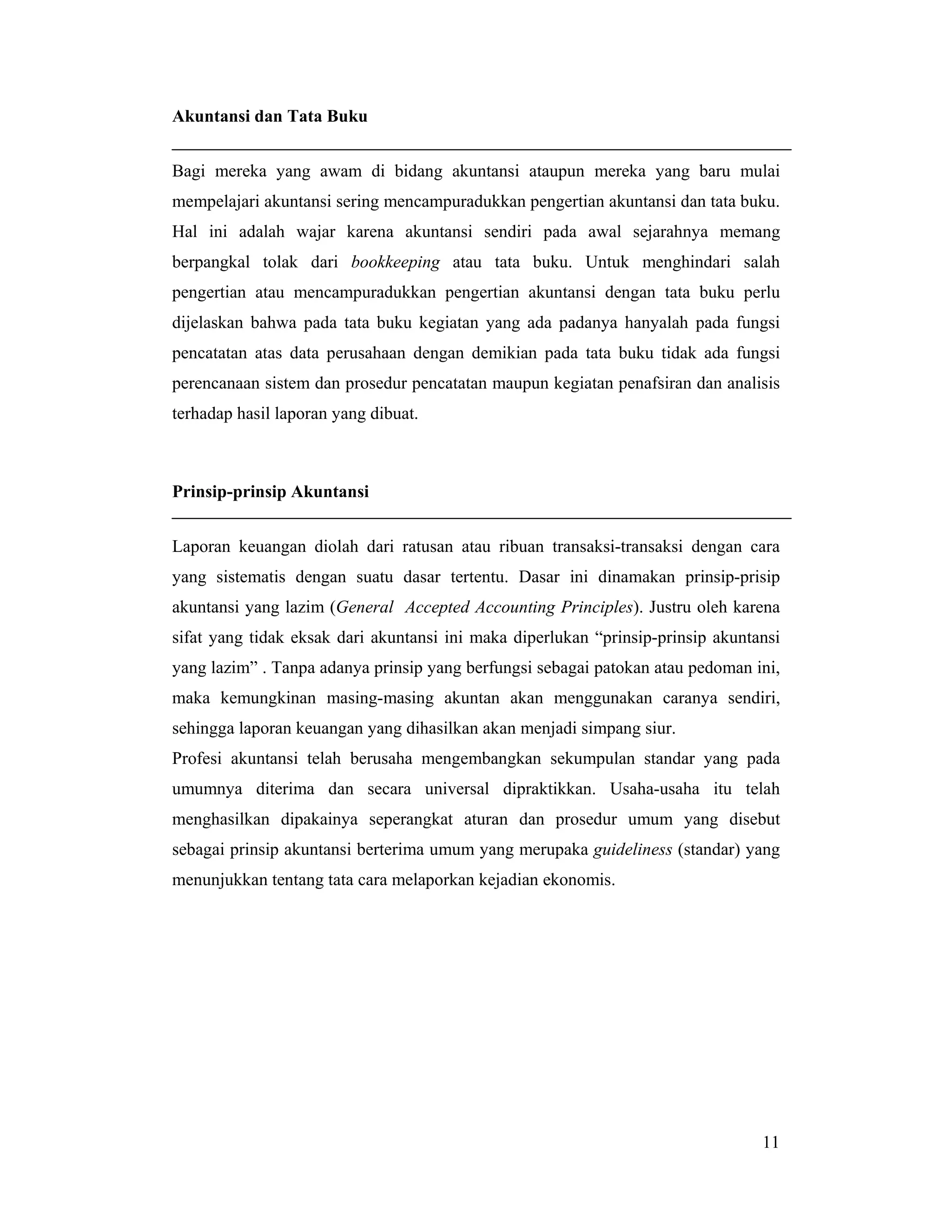 Cara membuat laporan keuangan perusahaan bab-1-akuntansi | PDF