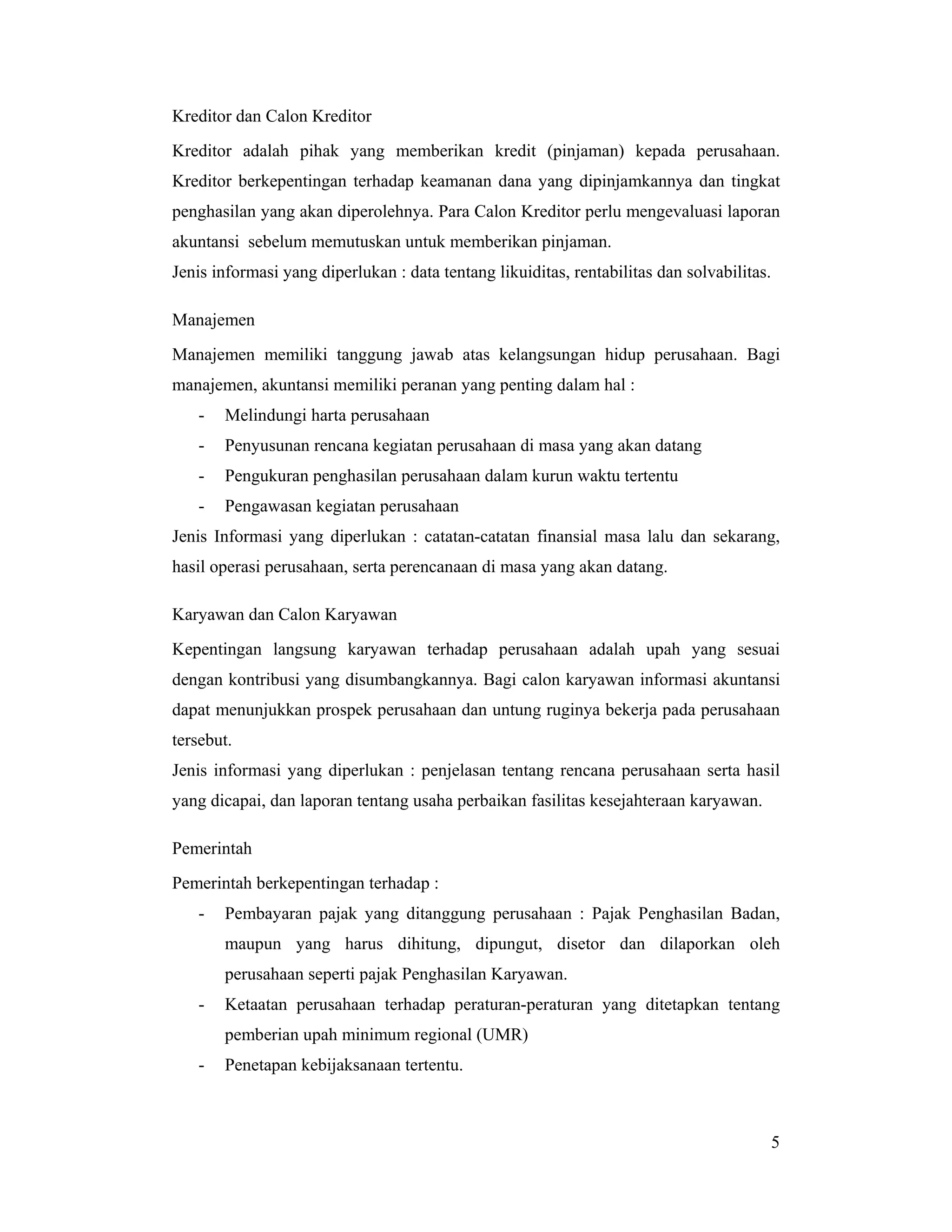 Cara membuat laporan keuangan perusahaan bab-1-akuntansi | PDF