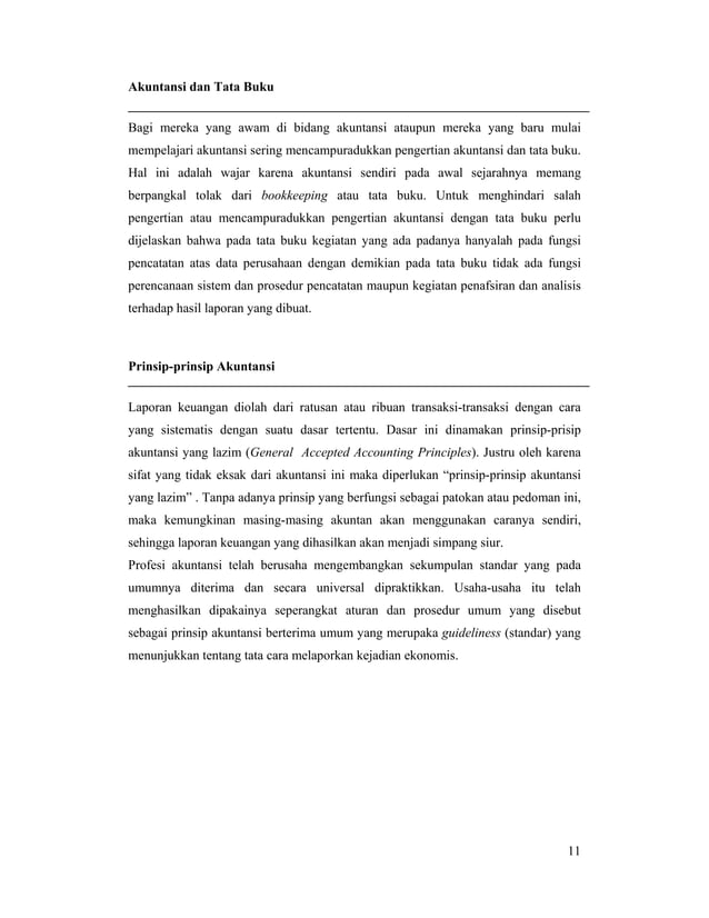 Cara membuat laporan keuangan perusahaan bab-1-akuntansi | PDF