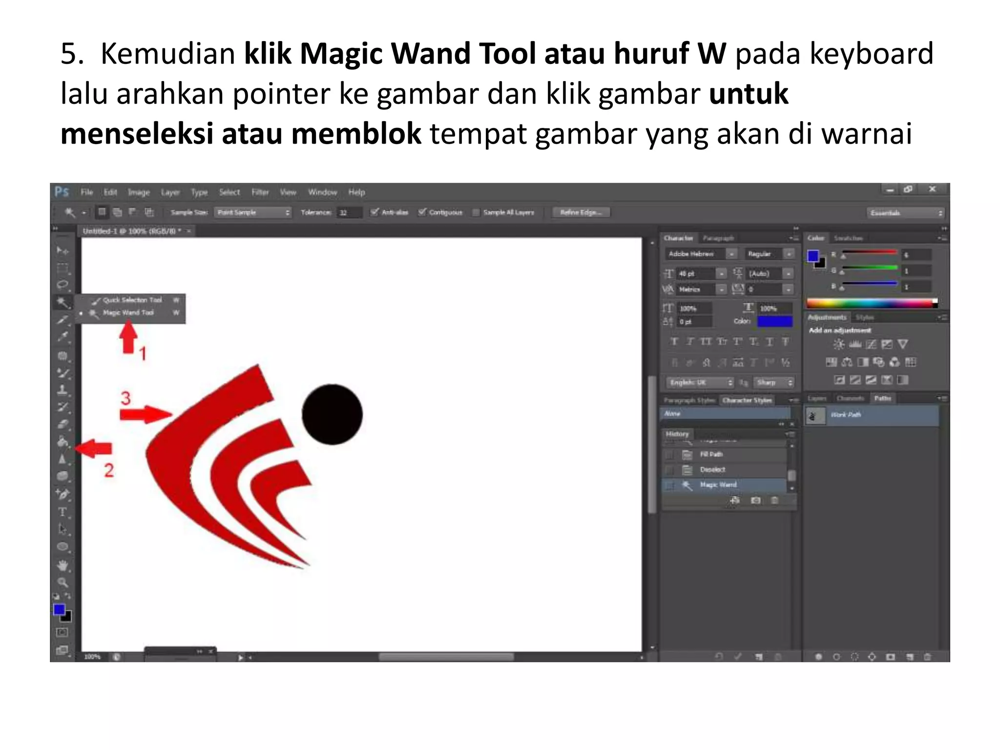 Cara membuat logo stikomcki dengan photoshop | PPT