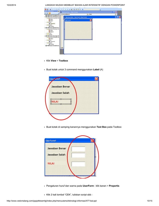 Cara membuat macros | PDF