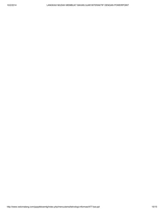 Cara membuat macros | PDF