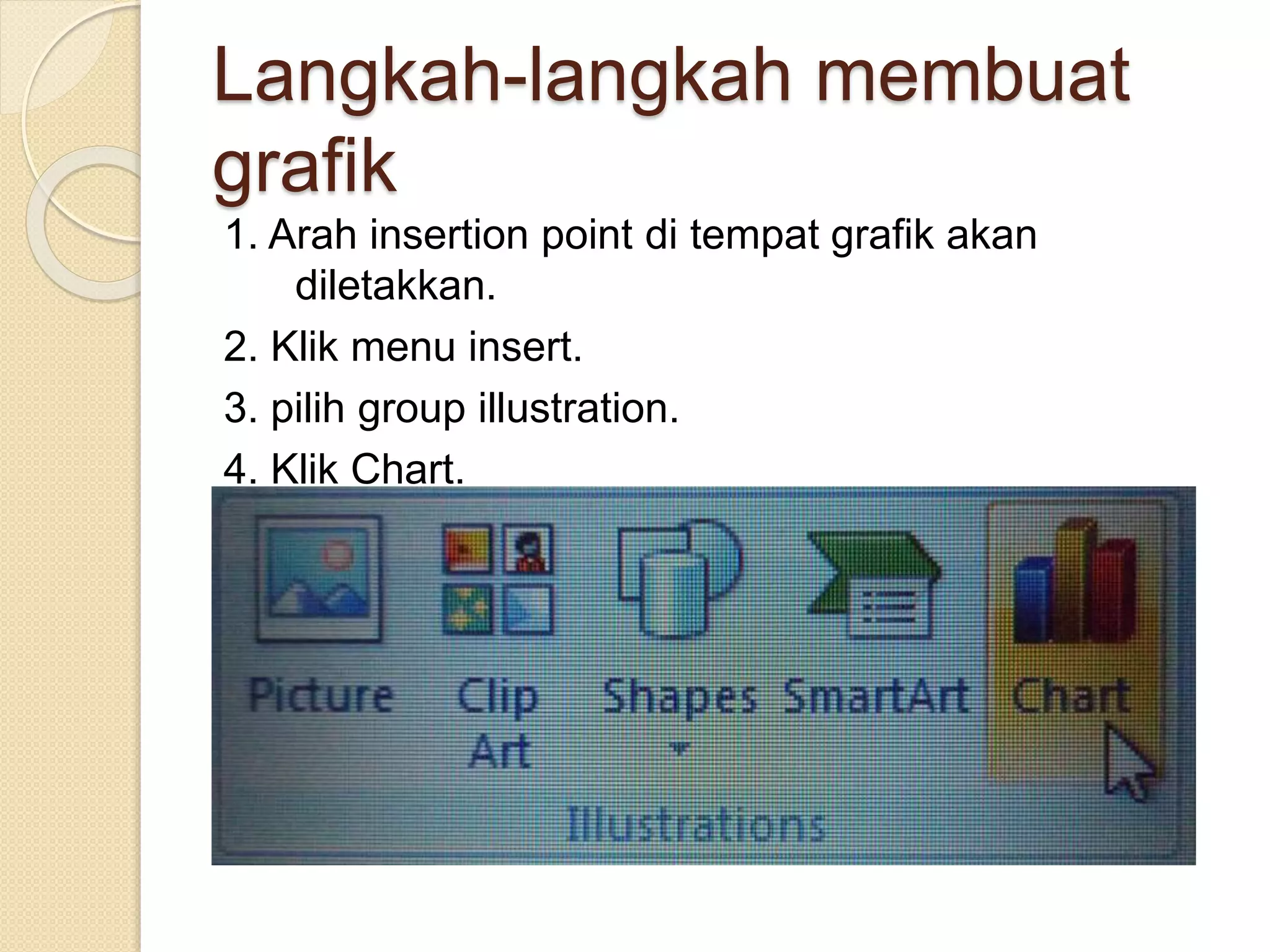 Cara membuat membuat grafik dengan ms word 2007 | PPTX