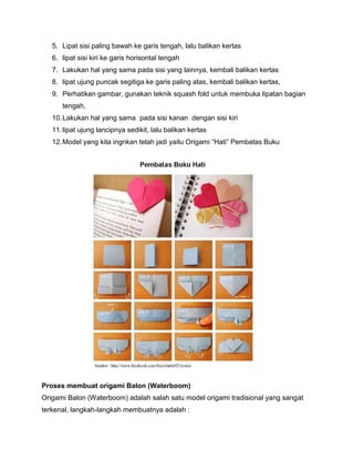 Cara membuat origami | DOCX