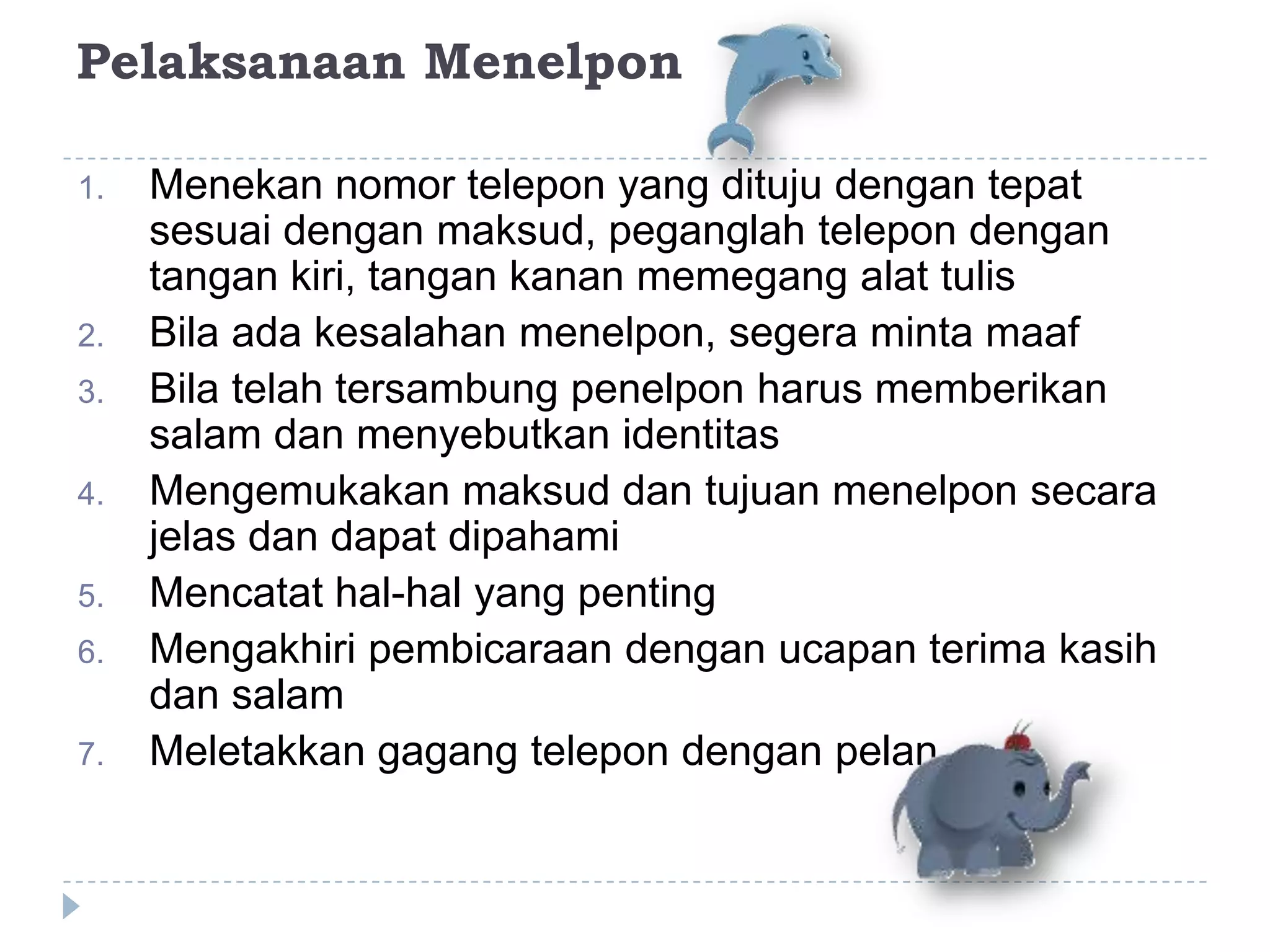 Cara membuat panggilan telepon | PPTX