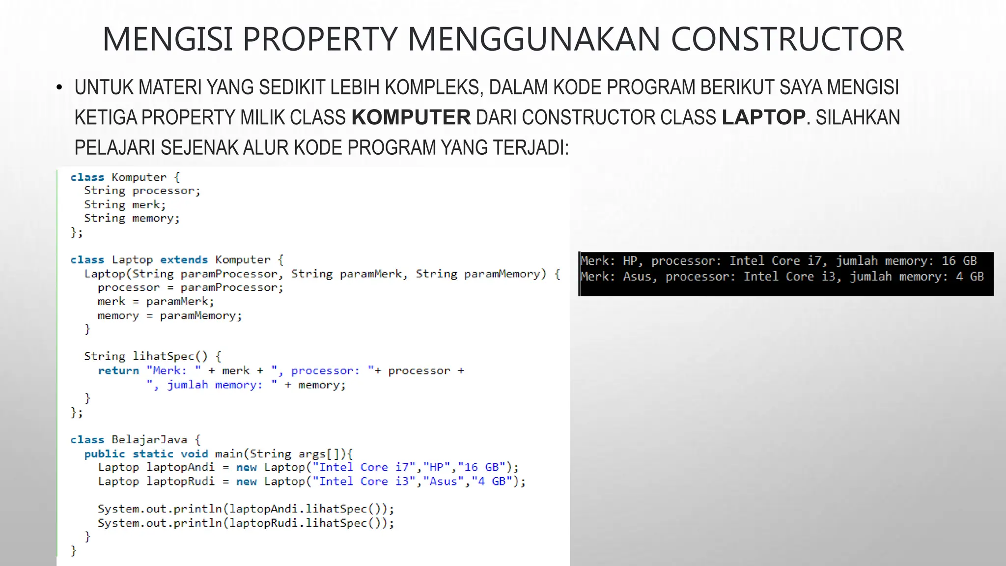 Cara Membuat Pewarisan Class (Inheritance).pptx