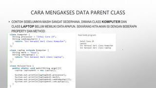 Cara Membuat Pewarisan Class (Inheritance).pptx