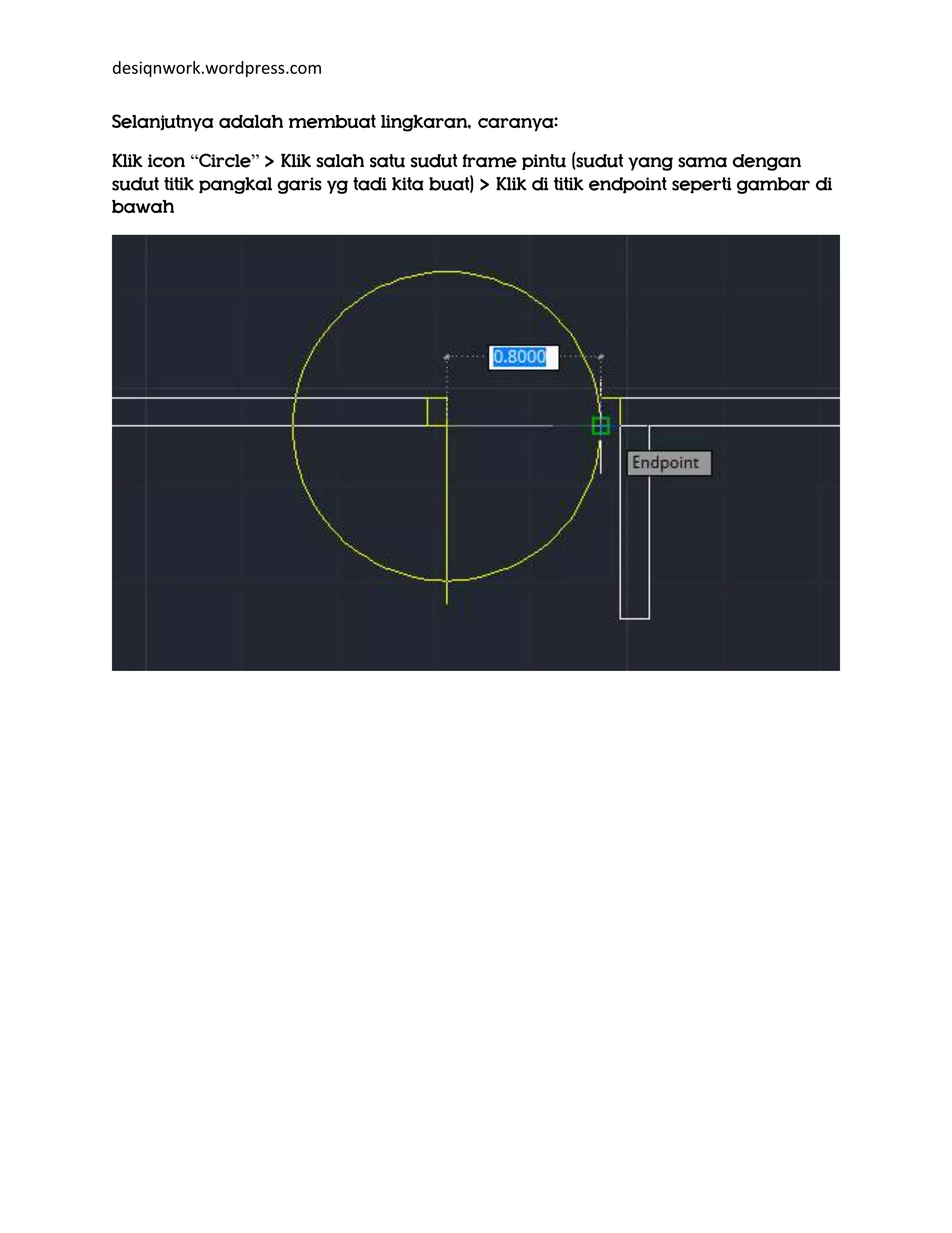 Cara membuat pintu di autocad | PDF