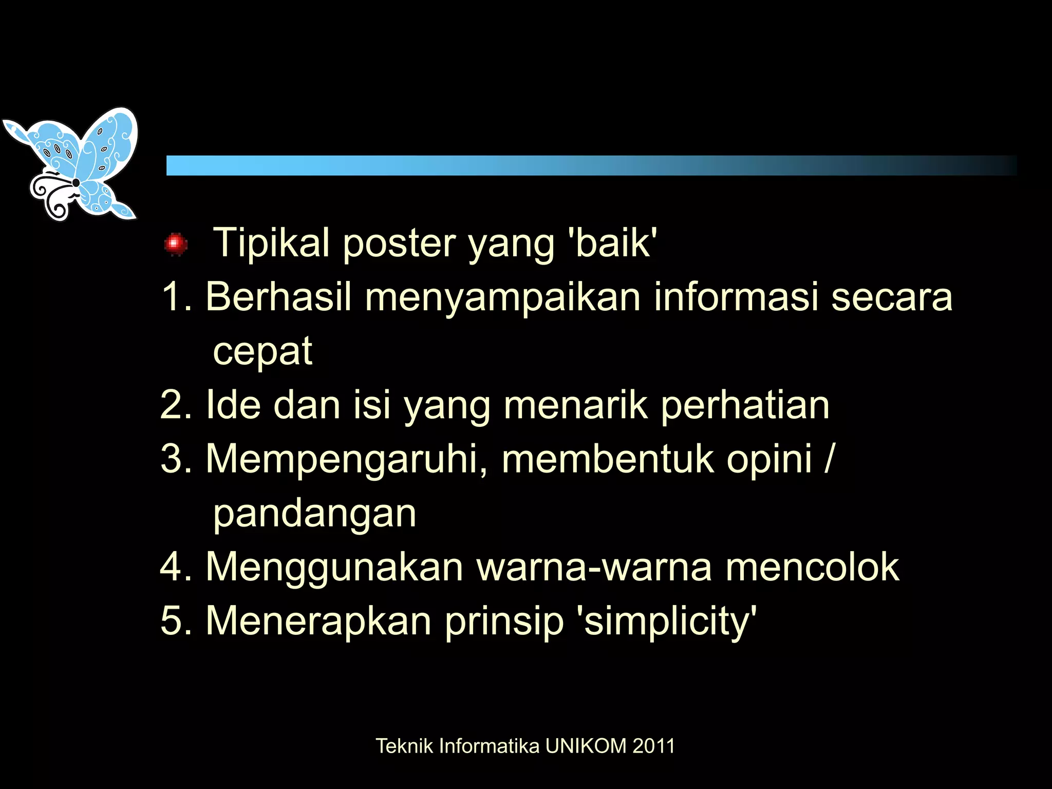 Membuat Poster Yang Baik | PDF