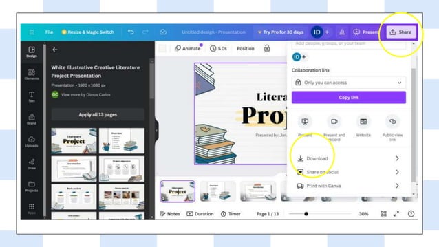 Cara Membuat Presentasi di Canva dengan mudah | PPT