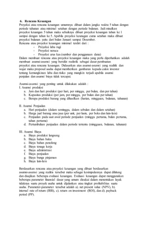 Cara membuat proposal usaha disertai contoh proposal usaha | DOCX