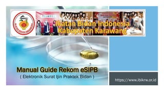 Cara membuat rekom SIPB bidan Karawang 1 | PDF