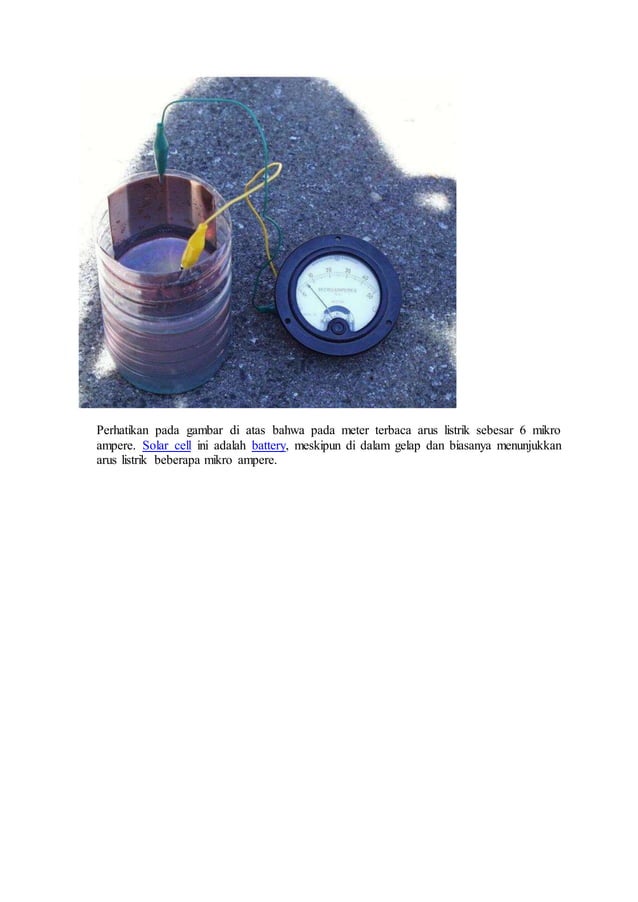 Cara membuat sel surya | PDF