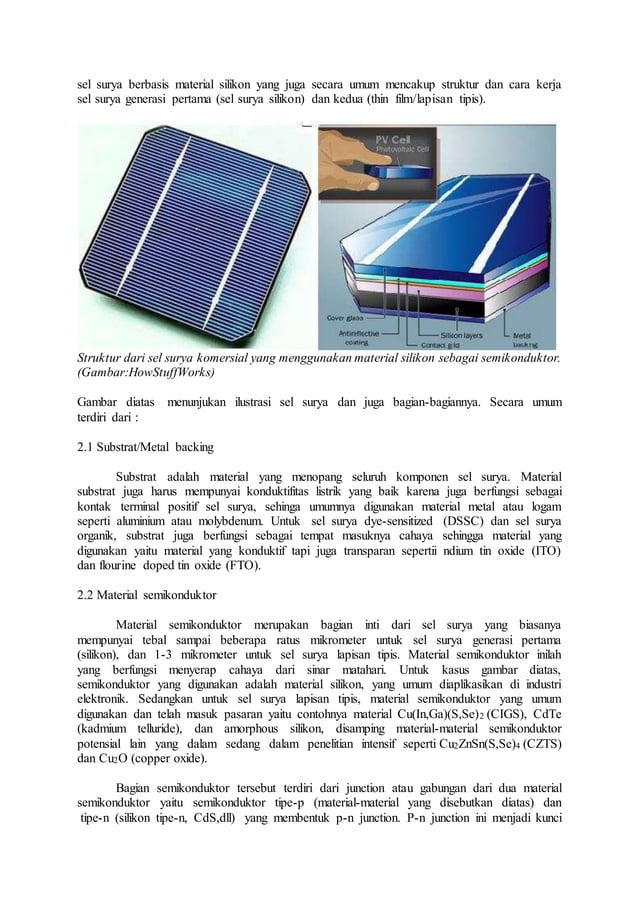 Cara membuat sel surya | PDF