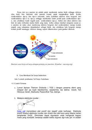 Cara membuat sel surya | PDF