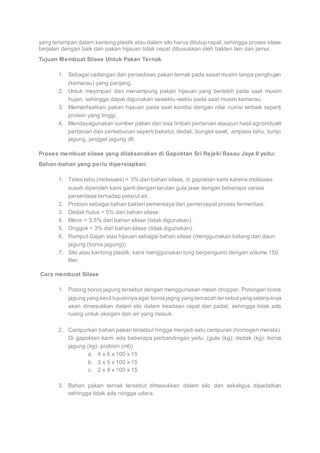 Cara Membuat Silase Untuk Pakan Ternak.docx