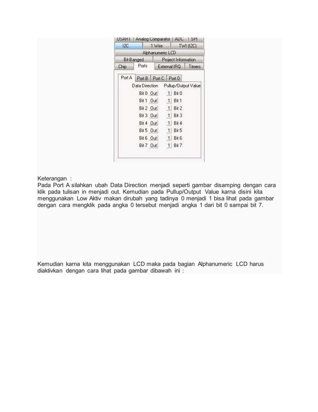 Cara membuat simulasi lcd running text dengan menggunakan proteus | DOCX