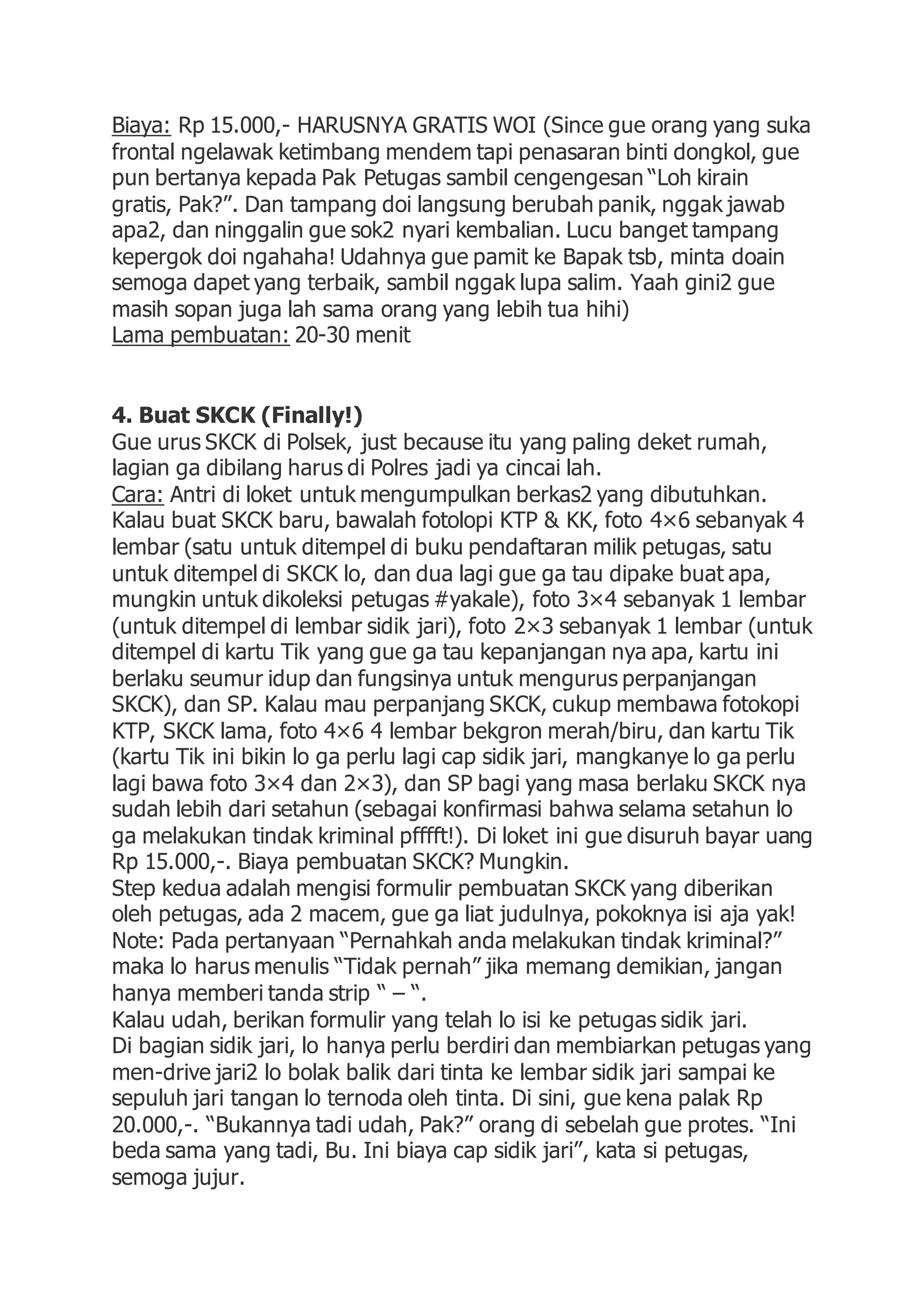 Cara membuat SKCK | DOCX