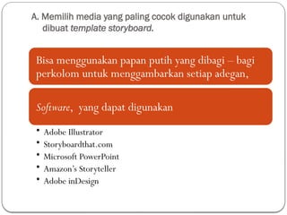Cara Membuat Storyboard untuk produksi video | PPT