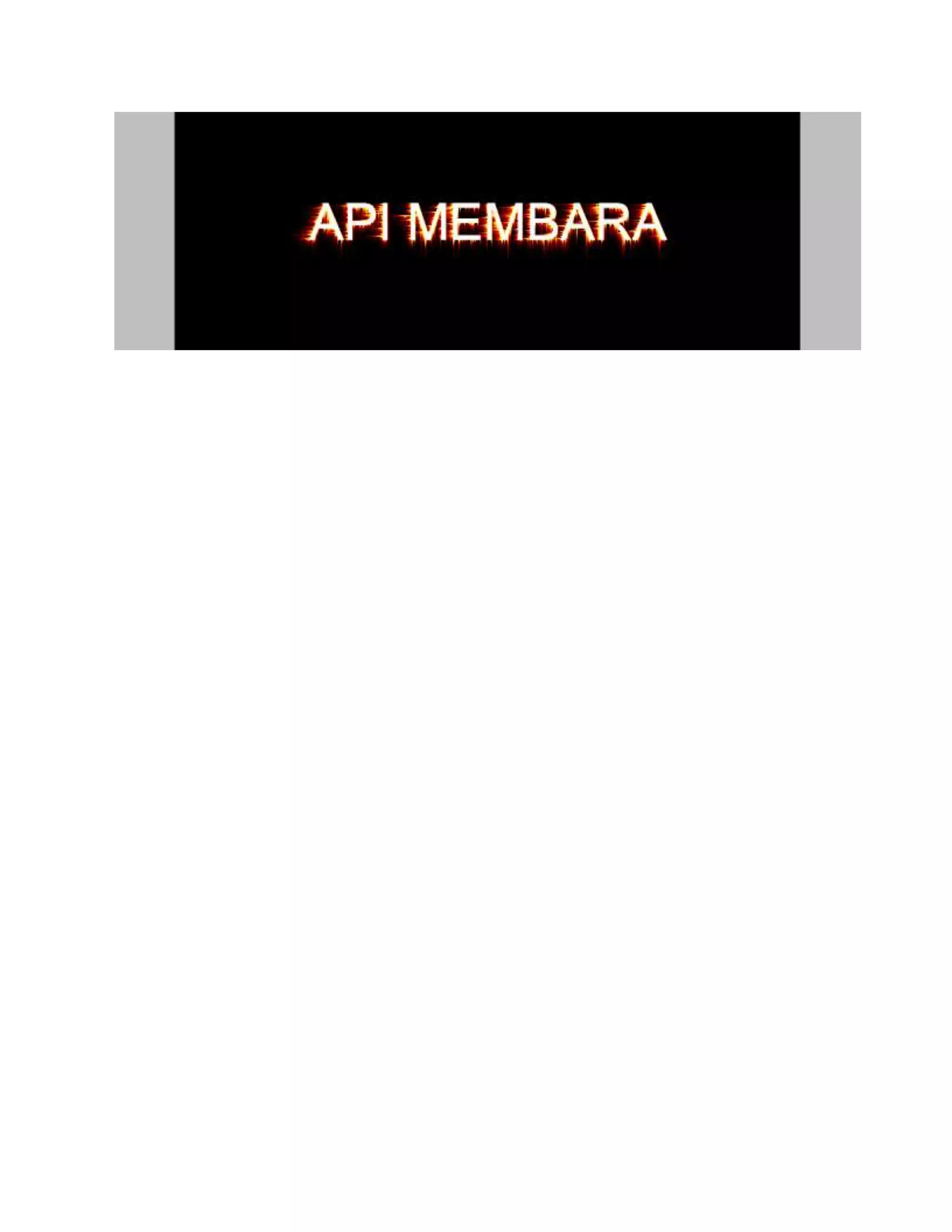 Cara membuat tulisan api | DOCX