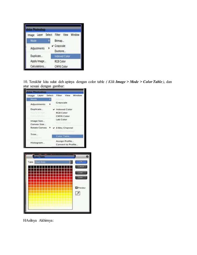 Cara membuat tulisan api | DOCX
