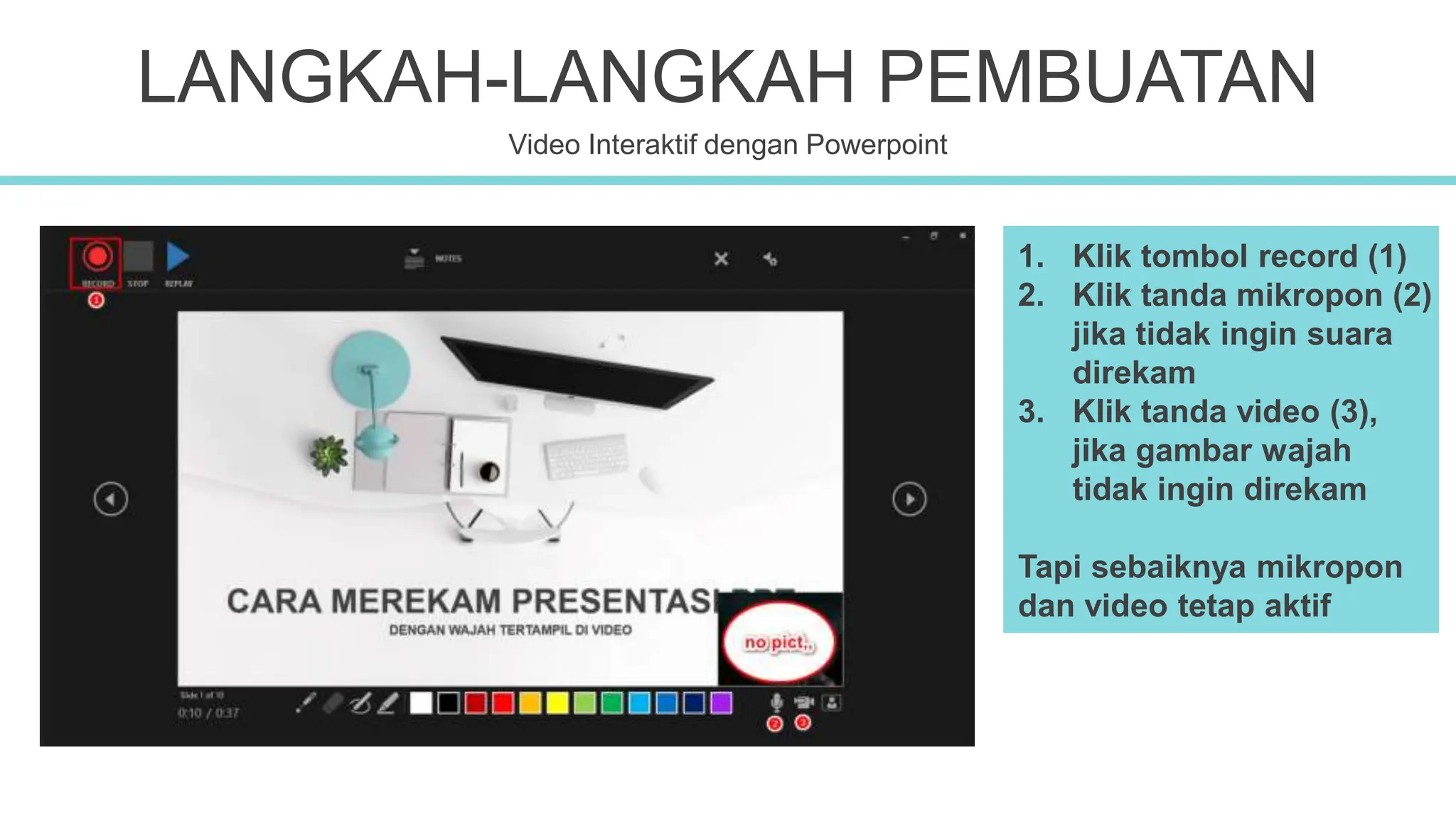 Cara membuat video interaktif dengan menggunakan powerpoint | PPT