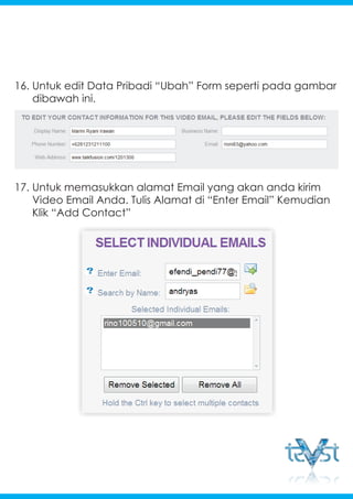 Cara membuat video email | PDF