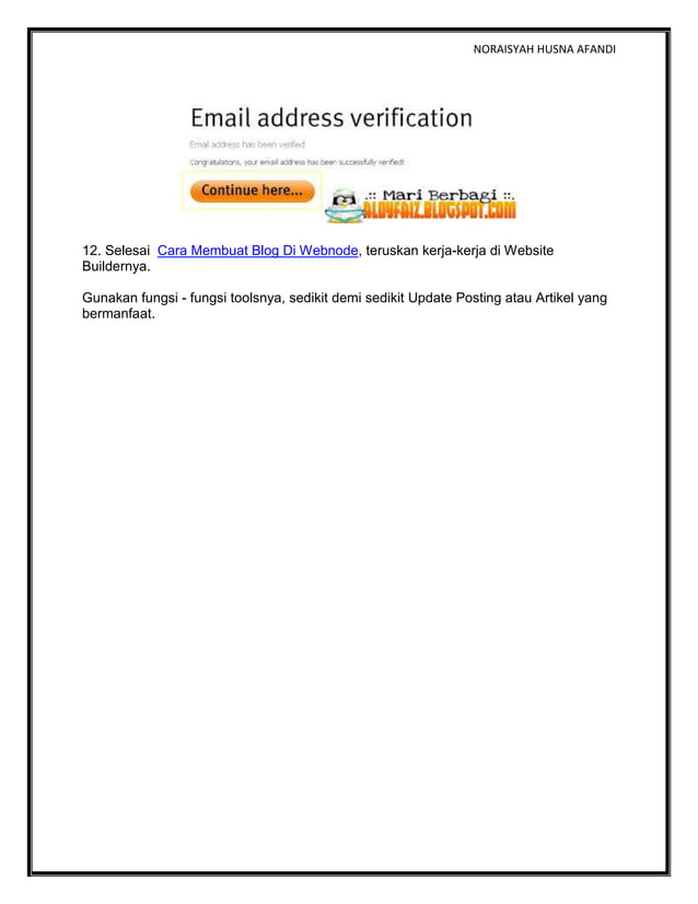 Cara membuat WEBNOTE | DOCX