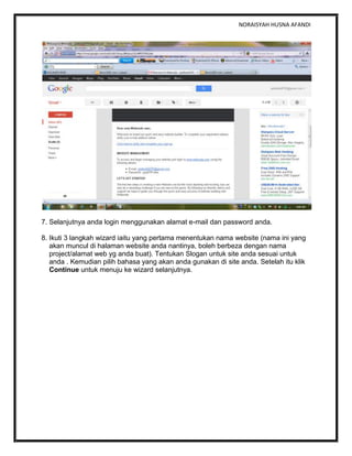 Cara membuat WEBNOTE | DOCX