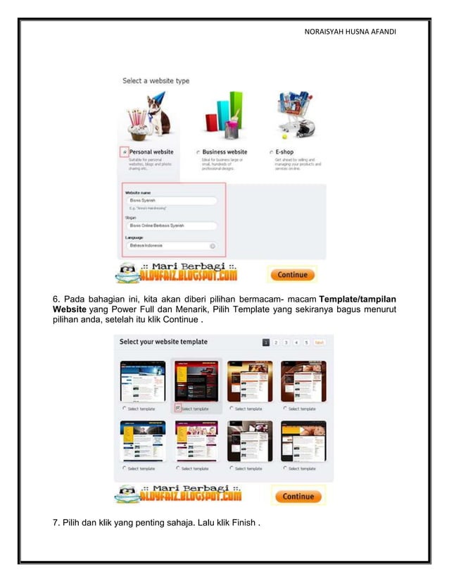 Cara membuat WEBNOTE | DOCX