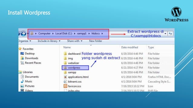 Cara Membuat Website Menggunakan CMS Wordpress & XAMPP | PPT