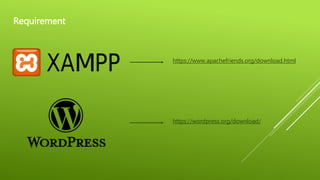 Cara Membuat Website Menggunakan CMS Wordpress & XAMPP | PPTX