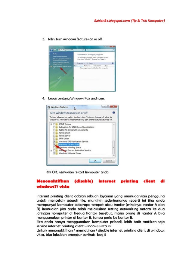 Cara mempercepat startup window 7 | PDF