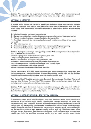 Cara memperkuat creativitas | PDF