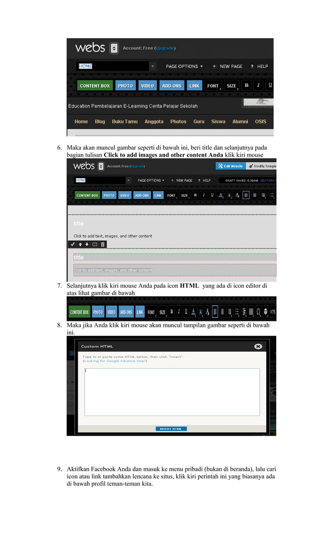 Cara menampilkan profil facebook di website atau Blog | DOC