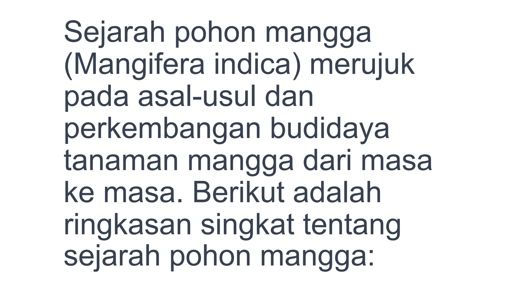 Cara Menanam Pohon dan asal usul pohon mangga dan jenis2 nya | PPTX