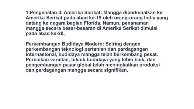 Cara Menanam Pohon dan asal usul pohon mangga dan jenis2 nya | PPT