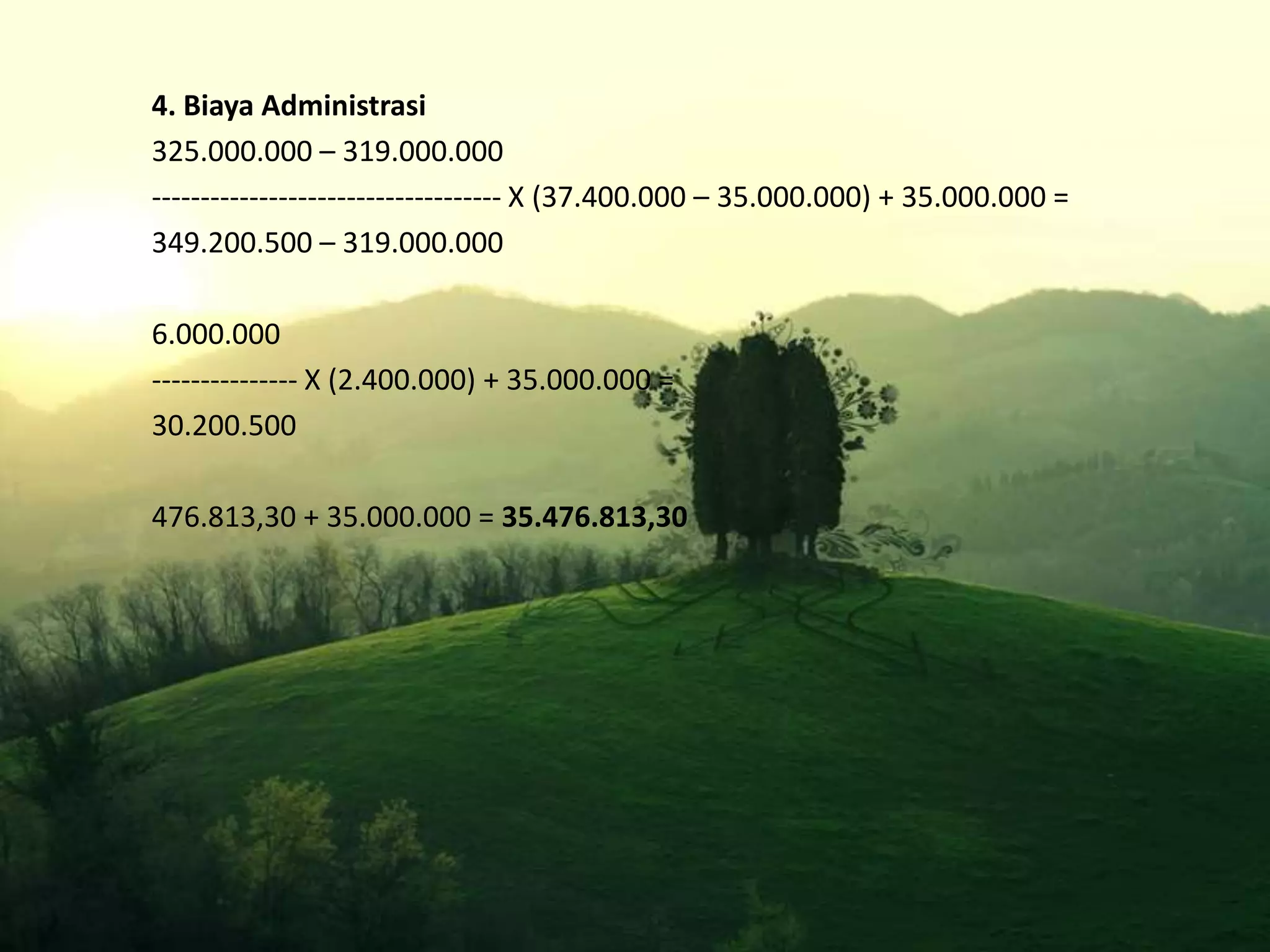 Cara Mencari Interpolasi linier Biaya Pembangunan Gedung Negara ...