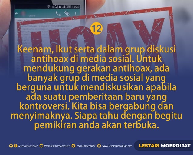 Cara Mencegah Berita Hoax Menyebar | PDF