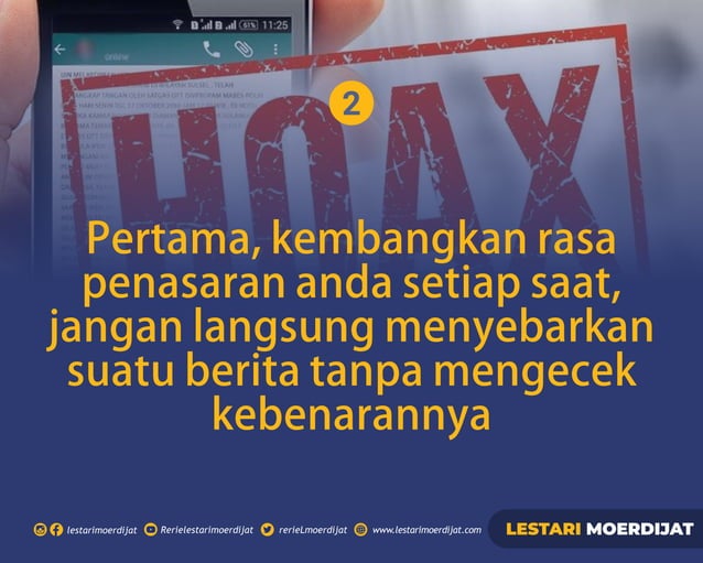 Cara Mencegah Berita Hoax Menyebar | PDF