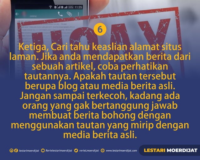 Cara Mencegah Berita Hoax Menyebar | PDF