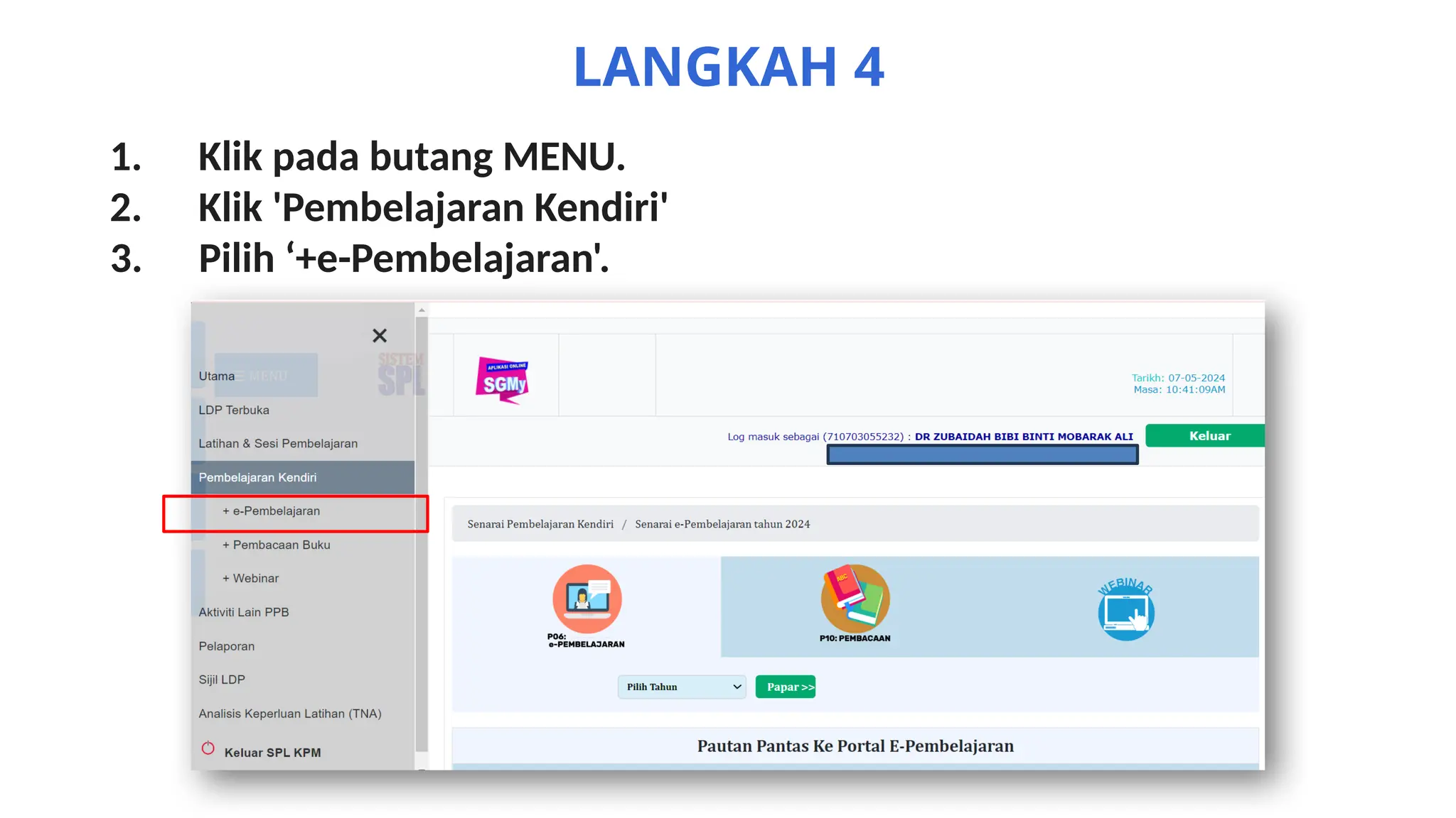 CARA-CARA MENDAFTAR E-PEMBELAJARAN 2024.pptx