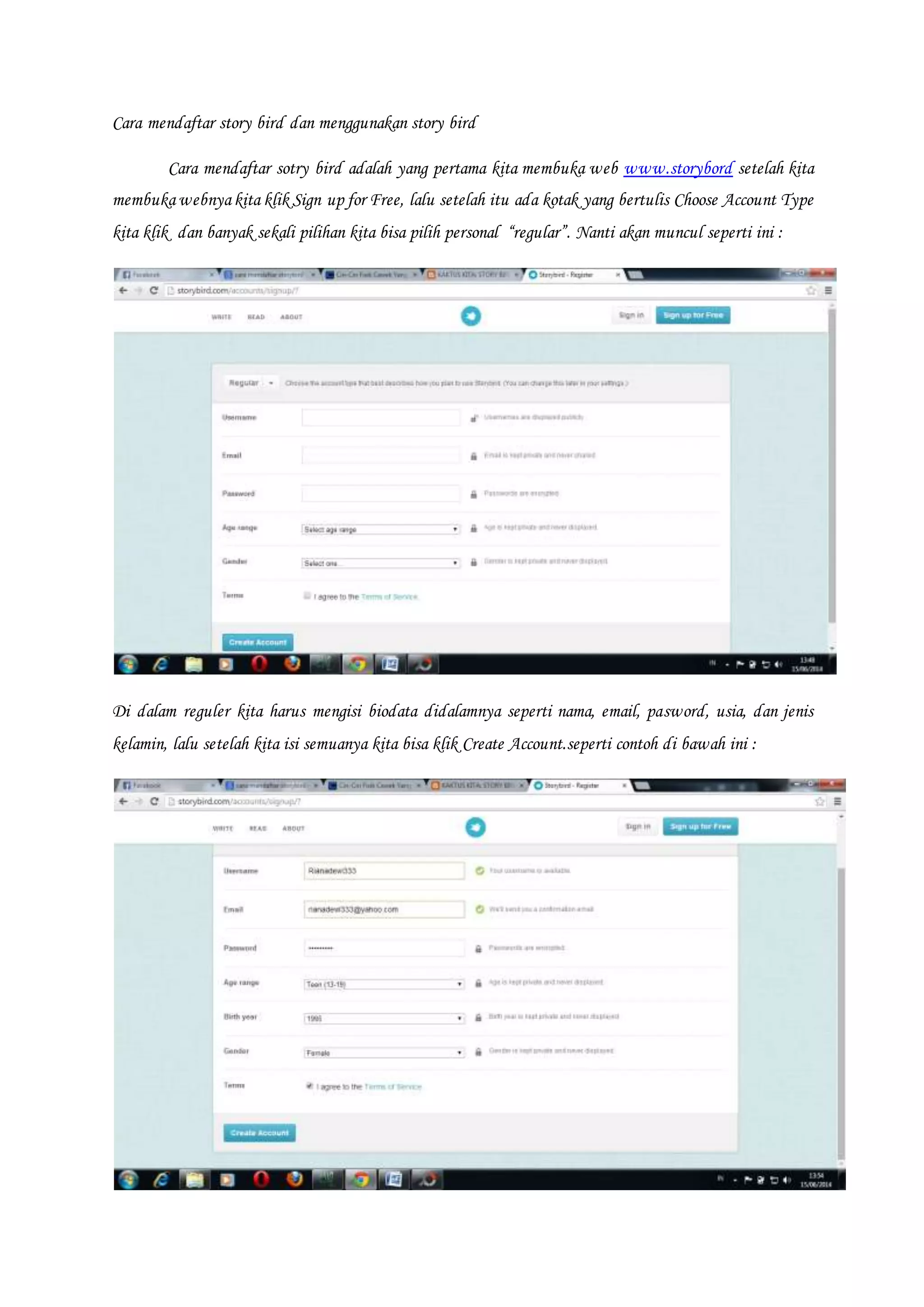 ICT STORYBIRD | DOCX