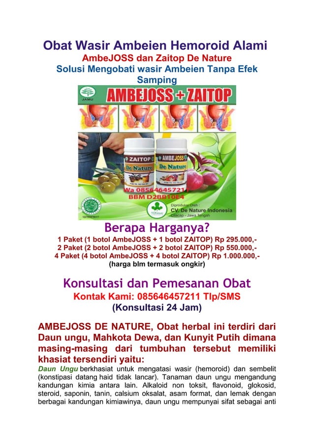 Cara mengatasi anus bengkak akibat wasir | PDF