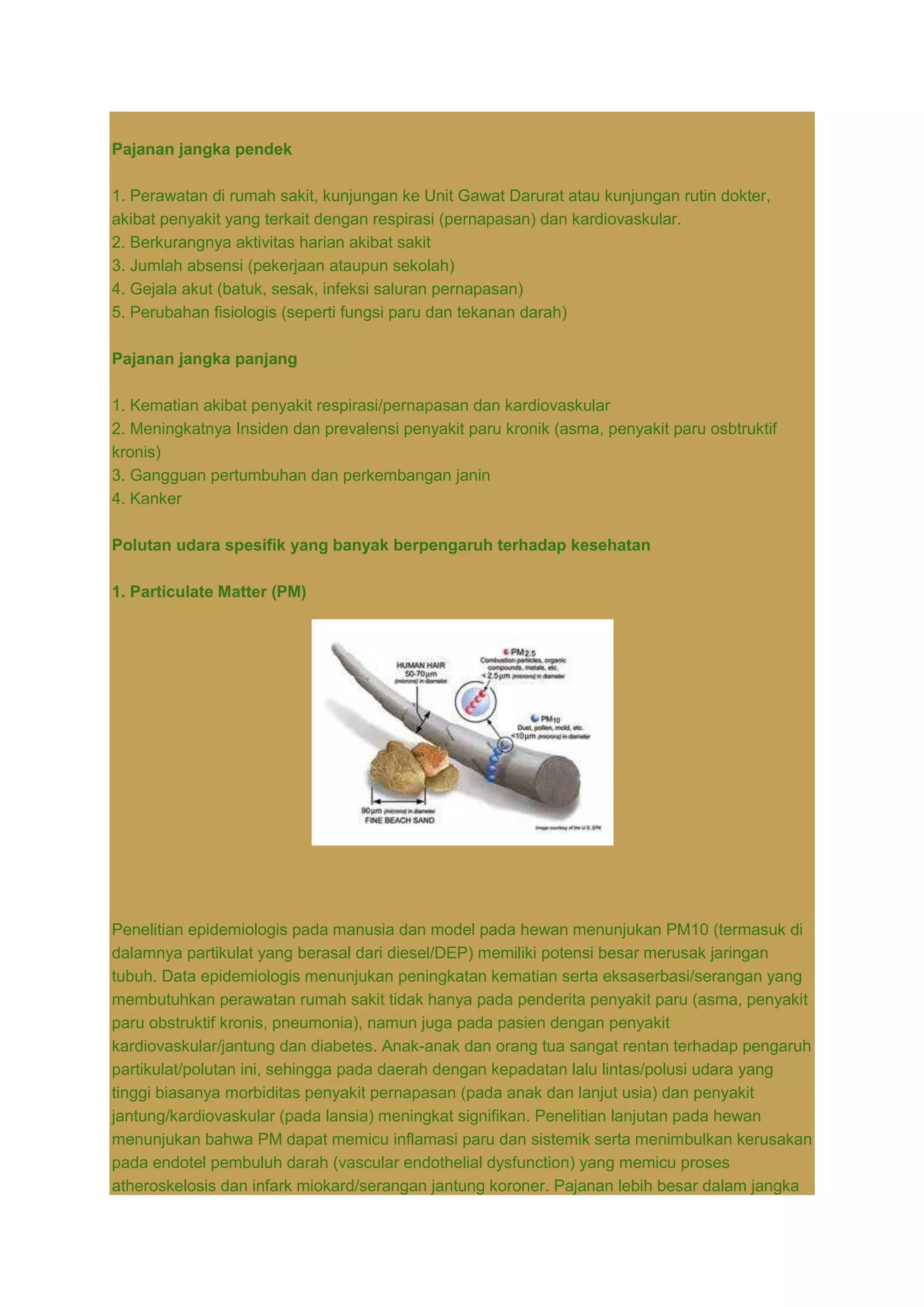 Cara mengatasi pencemaran udara | PDF