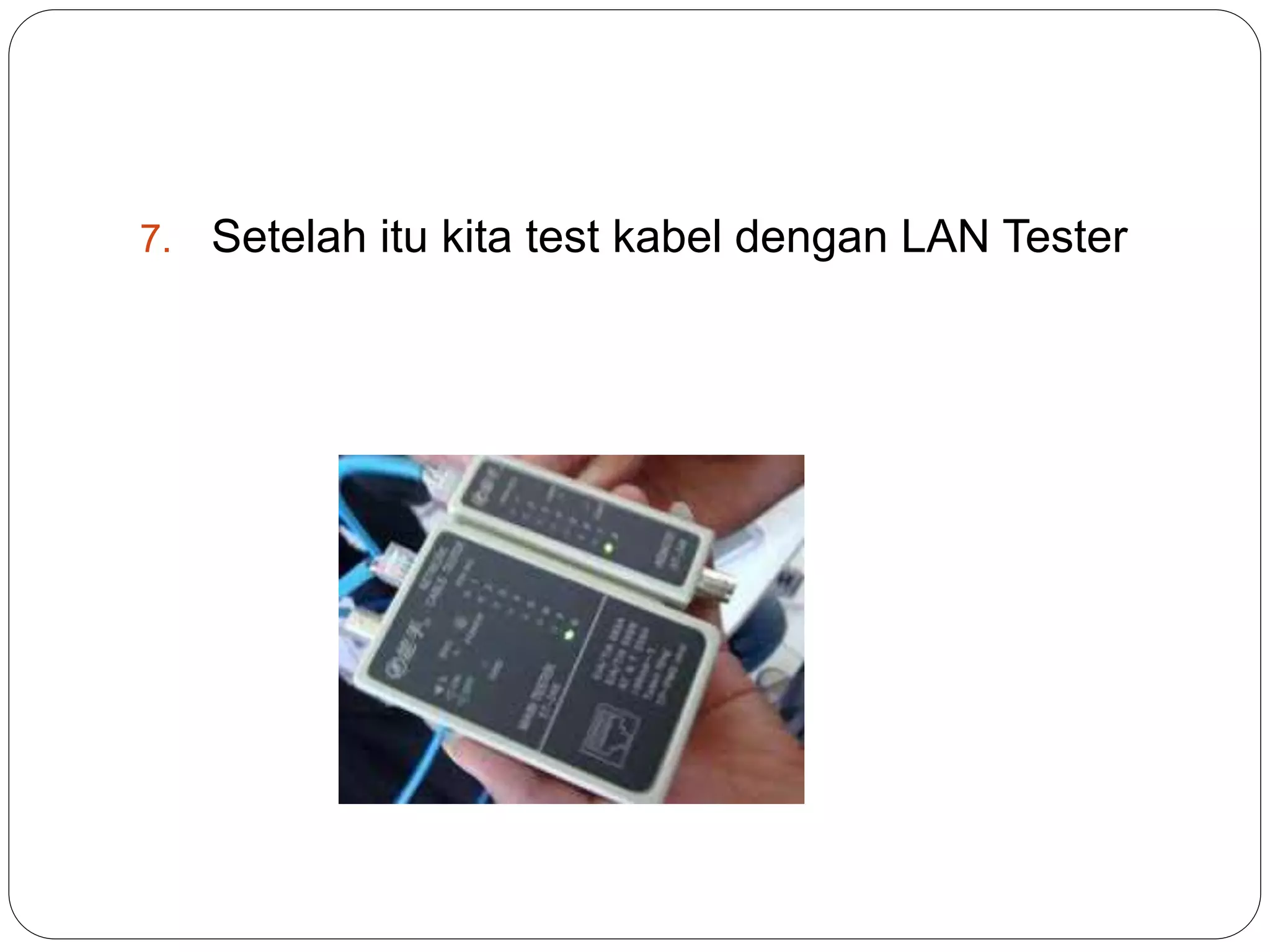 Cara mengcrimping kabel | PPTX