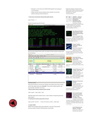 Cara mengembalikan grub ubuntu yang hilang setelah install wind | PDF