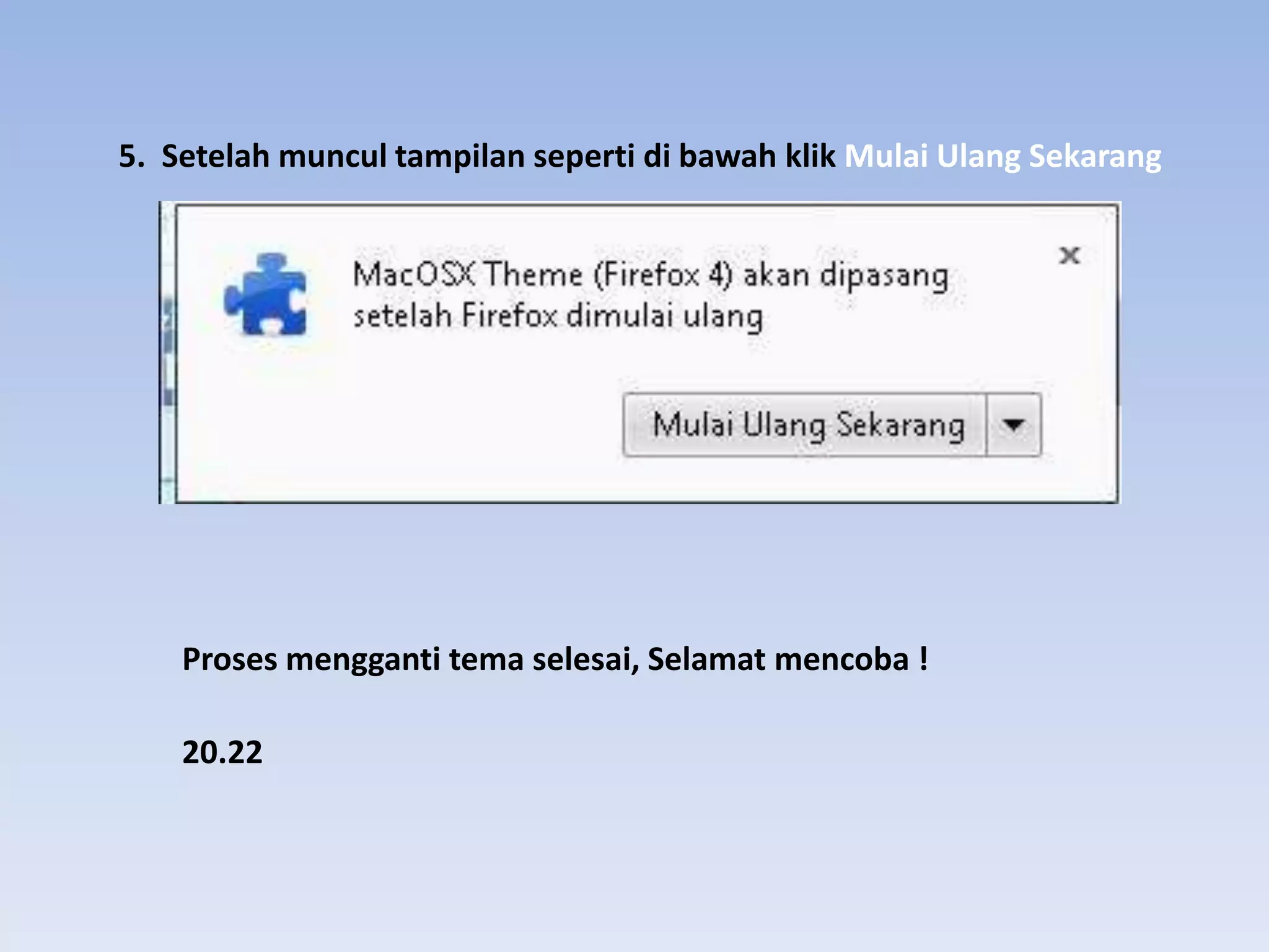 Cara mengganti tema firefox 4 | PPTX