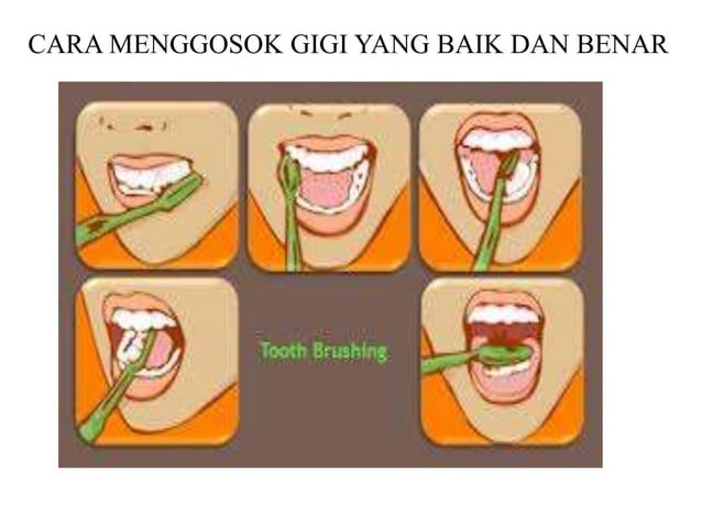 Cara menggosok gigi yang baik dan benar ( lestari pg paud 2012) | PPTX
